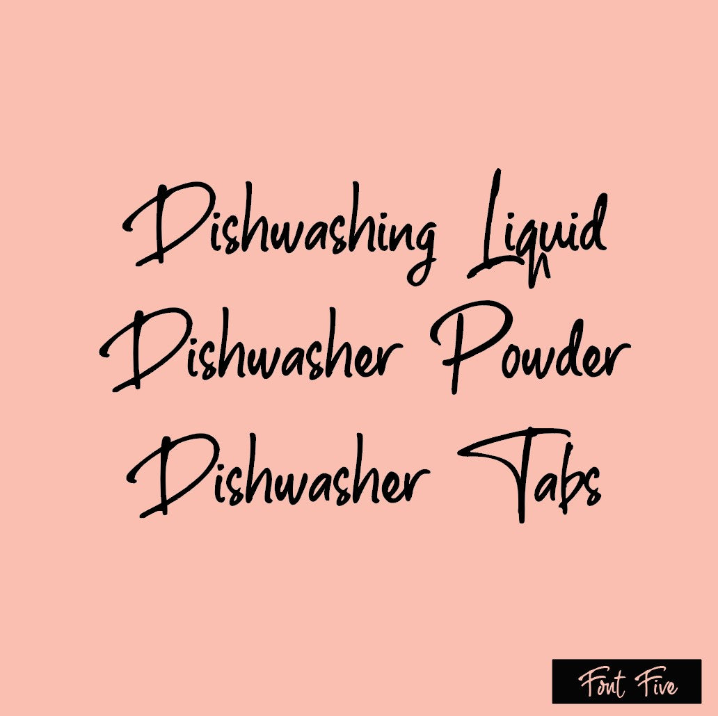 Dishwashing Label Sticker | Dishwashing Basics | Simple Label Co